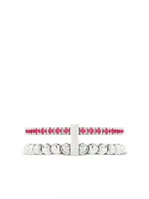 OFFICINA BERNARDI 18kt White Gold Moon Eden Ruby Ring