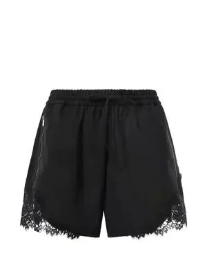 Pinko Lace-trim Drawstring Shorts