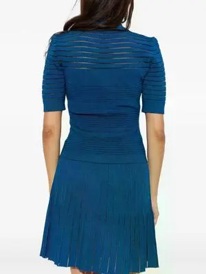 Balmain Sheer-panelled Lion-head Top
