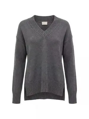 DRUMOHR V-neck Knitted Sweater - Grey
