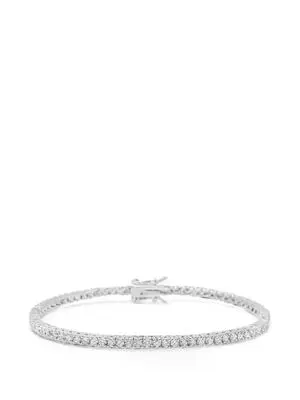 NIALAYA JEWELRY Embellished Cubic Zirconia Tennis Bracelet - Silver