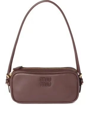 Miu Miu Leather Mini Bag - Brown