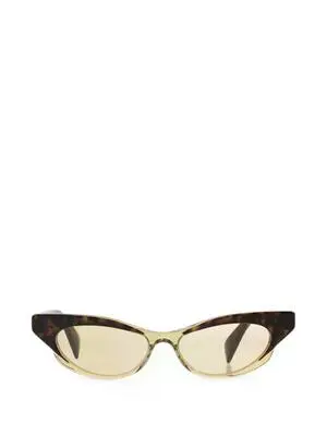 Alexander McQueen Tortoiseshell-effect Cat-eye Sunglasses - Brown