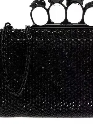 Alexander McQueen Knuckle Crystal-embellished Clutch Bag