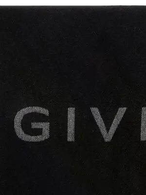 Givenchy Logo-print Frayed Scarf