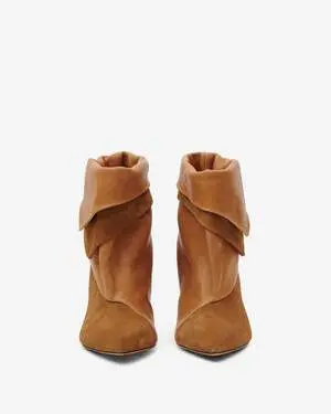Isabel Marant Étoile Lyone" Suede And Leather Boots - Cognac