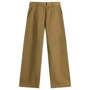 Studio Nicholson Chatto Belted Round Leg Pant - Chino