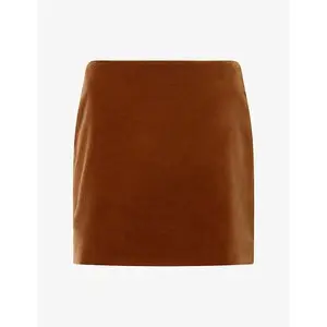 BLAZÉ MILANO High-rise Cotton Mini Skirt