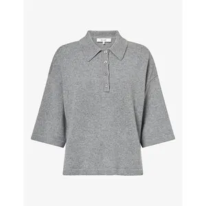 FRAME Relaxed-fit Cashmere Polo Shirt