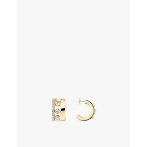Messika Move Romane 18ct Gold Diamond Earrings