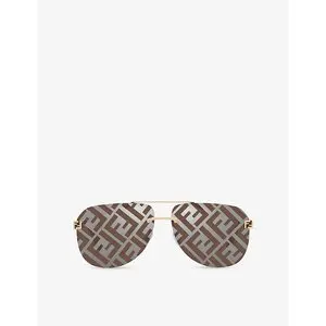 Fendi Sky Metal Aviator Sunglasses