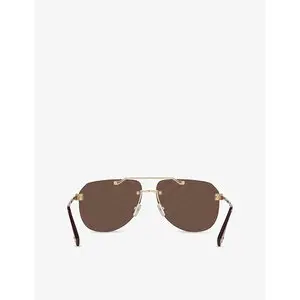 Fendi Sky Metal Aviator Sunglasses
