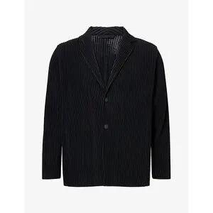 Issey Miyake Basics Single-breasted Knitted Blazer