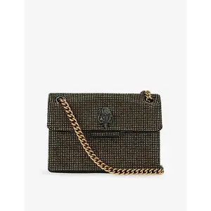 Kurt Geiger Kensington Mini Woven Cross-body Bag - Bronze Com