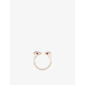 Messika My Twin Large 18ct Gold And Diamond Ring - Pink