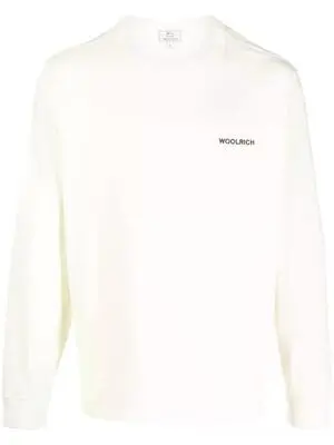 Woolrich Logo-print Cotton T-shirt - Neutrals