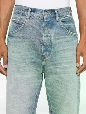 PURPLE BRAND Logo-patch Wide-leg Jeans