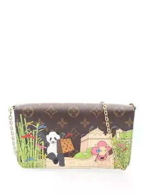 LOUIS VUITTON 2021s Vivienne Felicie Monogram Shoulder Bag - Brown