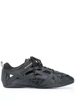 Balenciaga Drive Panelled Sneakers - Black