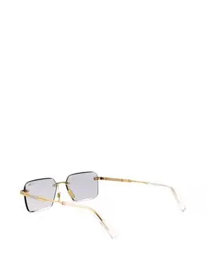 Cazal Rimless Square-frame Sunglasses