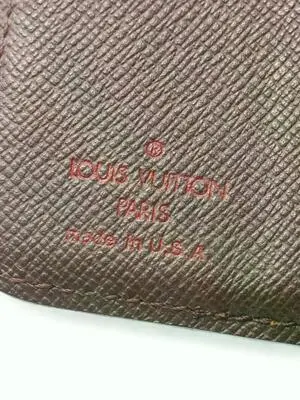 LOUIS VUITTON 2004 Damier Ebene Wallet