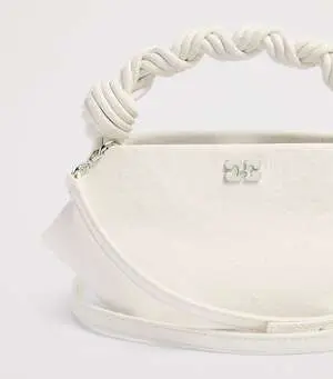 GANNI Mini Ostrich-effect Bou Shoulder Bag