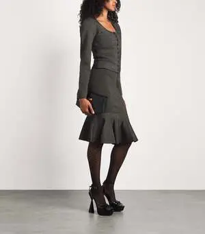 Wolford Dotted Garter Belt 20 Denier Tights