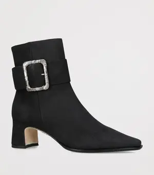 Rodo Leather Tilly Ankle Boots - Black