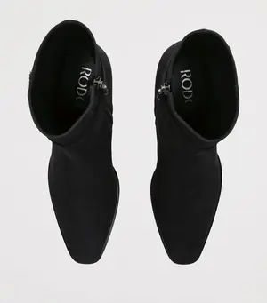 Rodo Leather Tilly Ankle Boots - Black