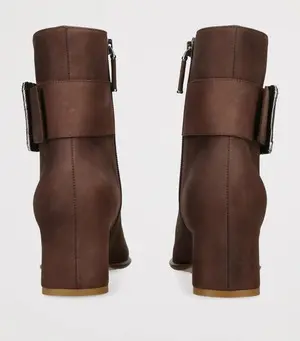 Rodo Leather Tilly Ankle Boots - Brown