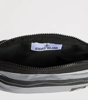 Stone Island Coated Nylon Logo Belt Bag