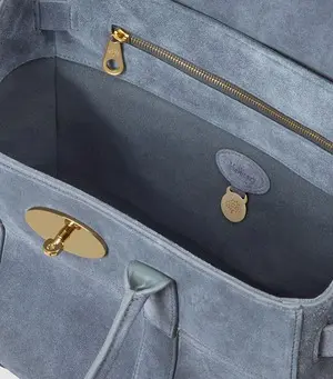 Mulberry Suede Bayswater Top-handle Bag - Grey