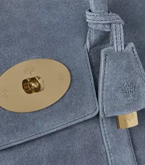 Mulberry Suede Bayswater Top-handle Bag - Grey