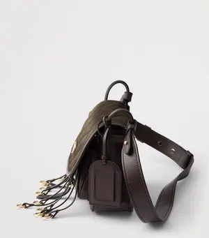 Prada Re-nylon And Leather Corsaire Shoulder Bag