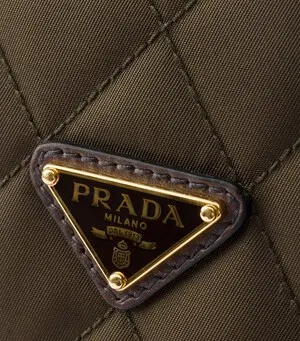 Prada Re-nylon And Leather Corsaire Shoulder Bag