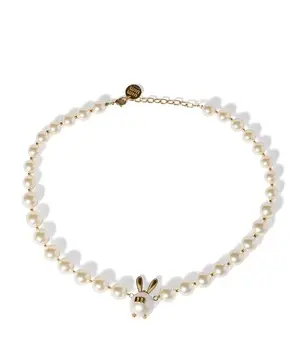 Miu Miu Pearl-effect Necklace