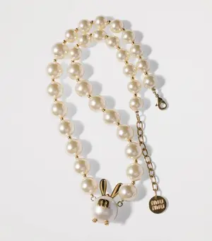 Miu Miu Pearl-effect Necklace