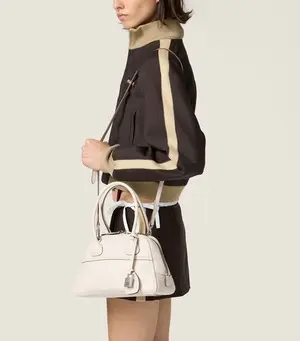 Miu Miu Nappa Leather Vivant Top-handle Bag - Neutral