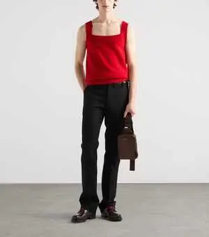 Prada Leather Brique Cross-body Bag