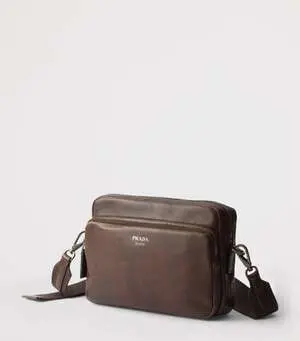 Prada Leather Shoulder Bag - Brown