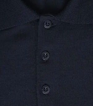 Stone Island Virgin Wool Ghost Polo Sweater