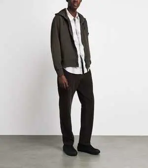 Stone Island Cotton Compass Patch Hoodie