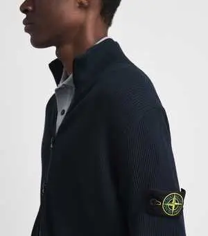 Stone Island Cotton Zip-up Cardigan