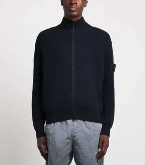Stone Island Cotton Zip-up Cardigan