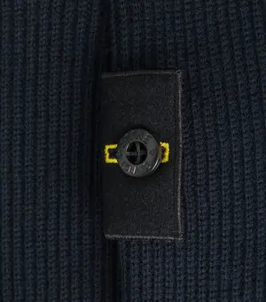 Stone Island Ribbed Compass Patch Sweatshirt