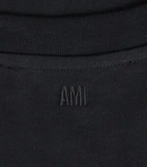 AMI Paris Cotton De Coeur T-shirt - Black