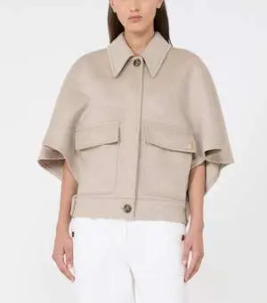 Max Mara Cashmere Cape Jacket