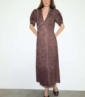 Max & Co. Floral Jacquard Midi Dress