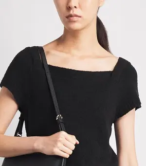 ME+EM Mixed Media Maxi Dress - Black