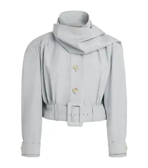Chloé Scarf-effect Jacket - Grey